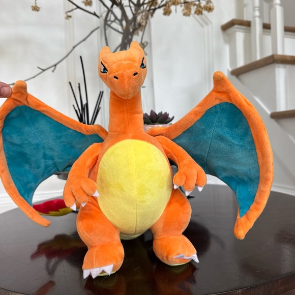 Pokemon | Toys | Pokmon Center Charizard Plush Orange And Blue Stuffed ...